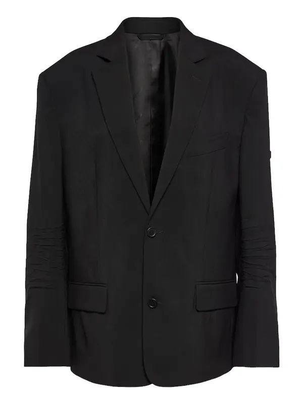 Balenciaga Wool Blazer - Black