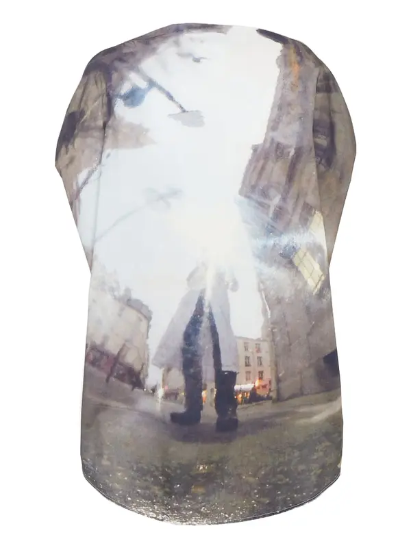 MAISON MARGIELA Printed Cotton Top - Multicoloured