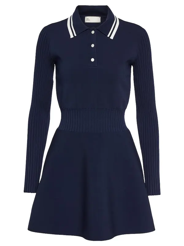 Tory Burch Mini Shirt Dress - Blue