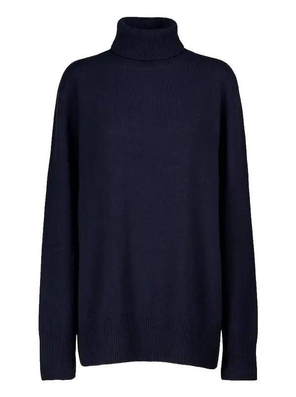 THE ROW Milina Turtleneck Sweater - Blue