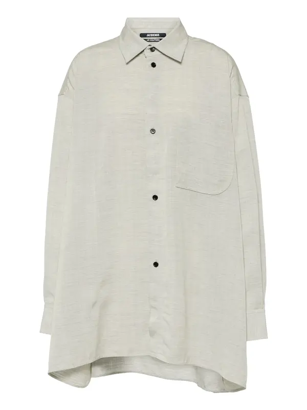 Jacquemus Le Chemise Poche Shirt - Grey