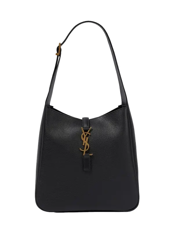 Saint Laurent Le 5 A 7 Small Leather Shoulder Bag - Black