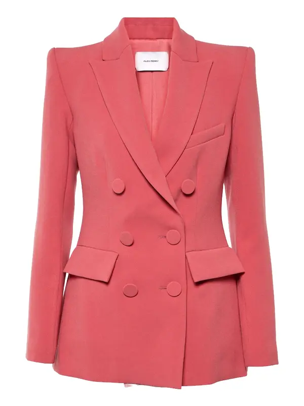 Alex Perry Crepe Blazer - Pink