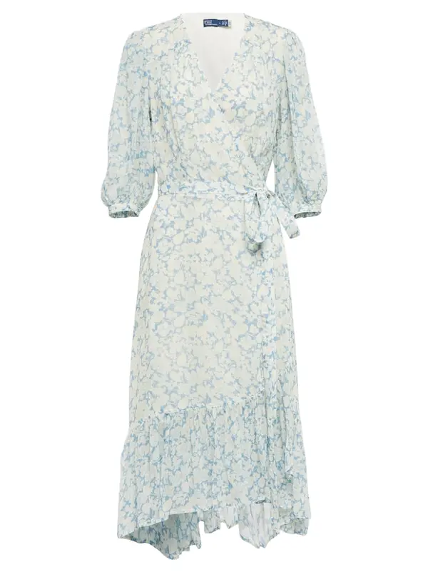 Polo Ralph Lauren Floral Georgette Wrap Dress - Multicoloured