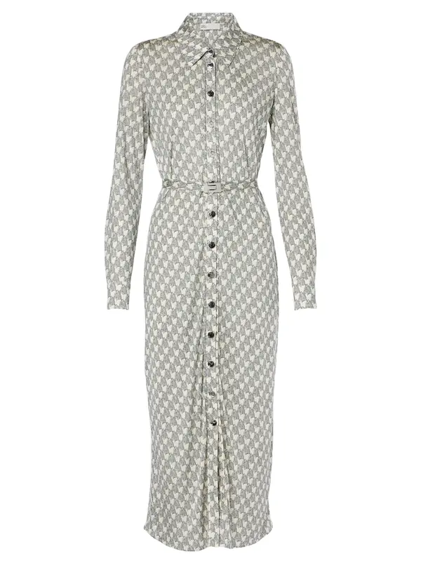 Tory Burch Printed Shirt Dress - Multicoloured