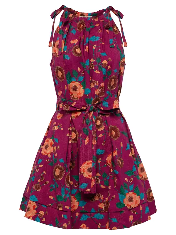 Ulla Johnson Brienne Floral Cotton Minidress - Multicoloured