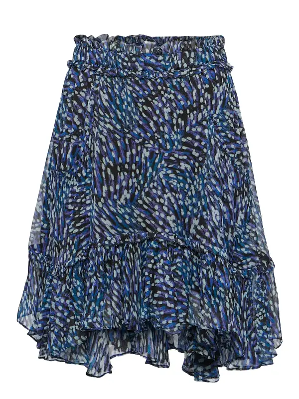 MARANT ETOILE Viera Printed Mini Skirt - Multicoloured
