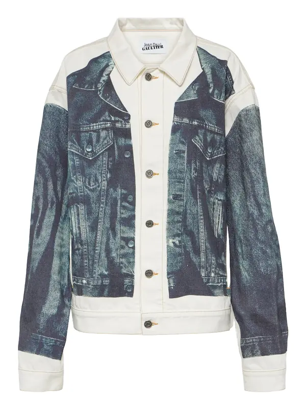 JEAN PAUL GAULTIER Tattoo Denim Jacket - Multicoloured