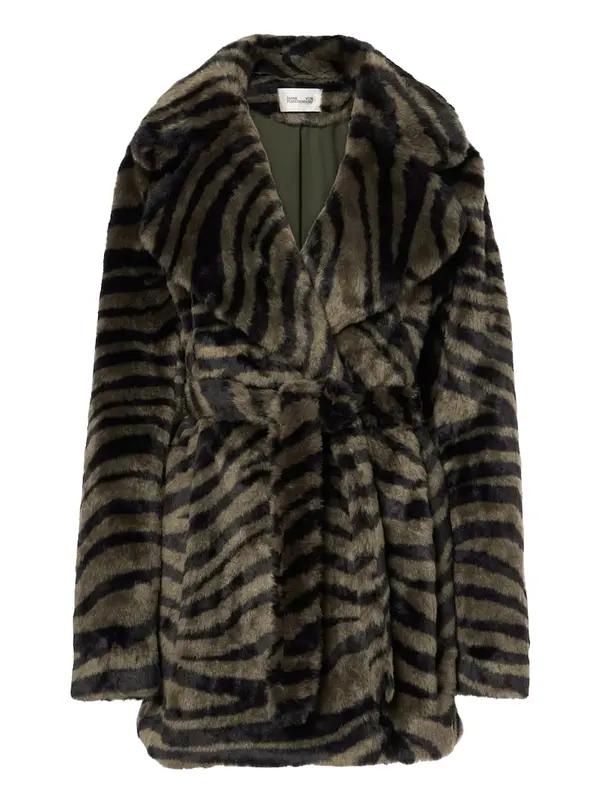 Diane Von Furstenberg Tanesha Faux Shearling Jacket - Multicoloured