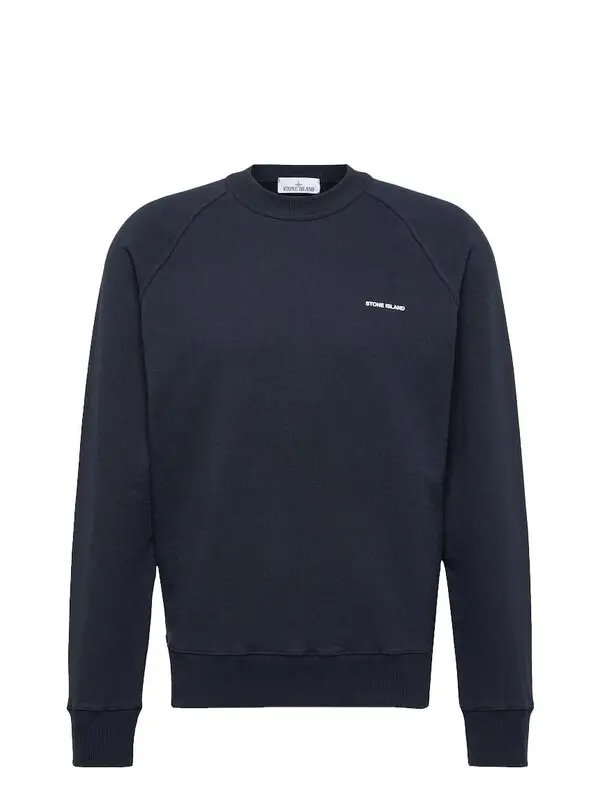Stone Island Cotton Sweatshirt - Blue