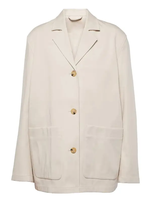 TOTEME Cotton Blazer - Neutrals