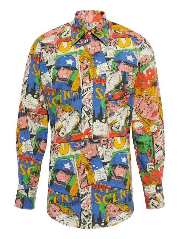 ERL Printed Cotton Shirt - Multicoloured