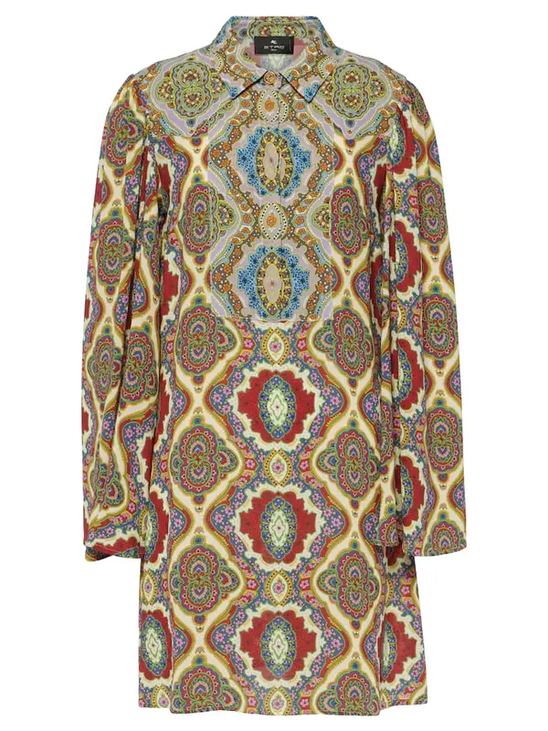 Etro Printed Minidress - Multicoloured