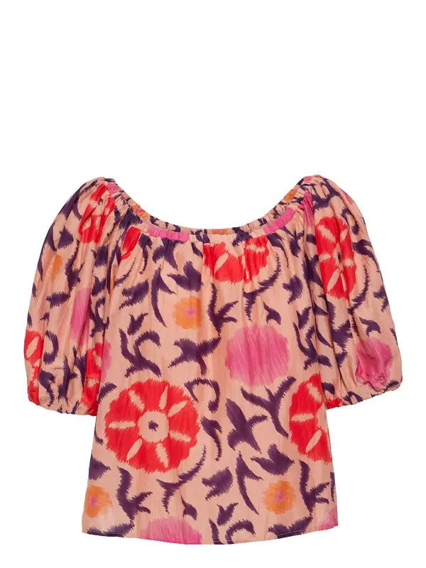 Velvet By Graham & Spencer Edlin Printed Top - Multicoloured