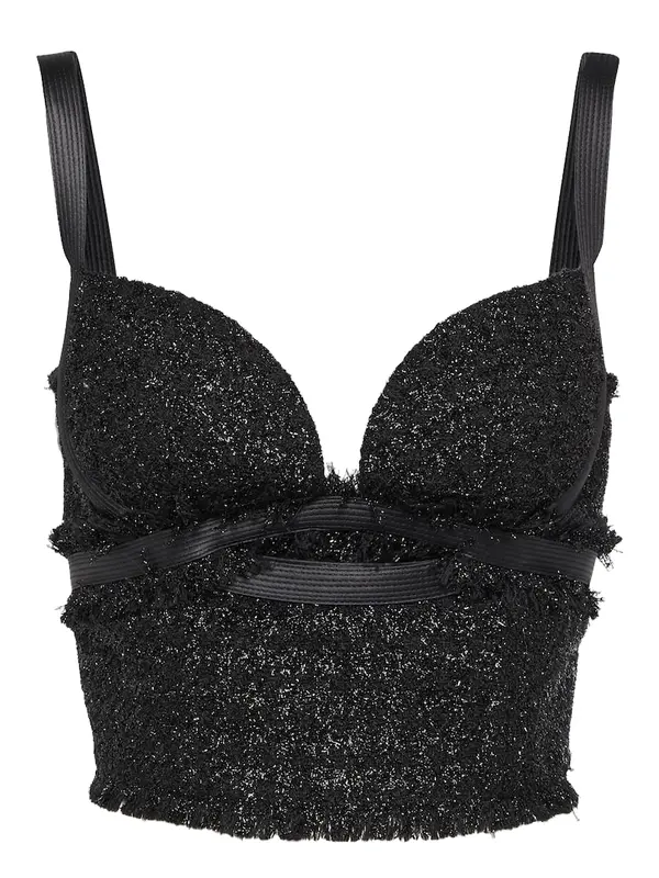 Versace Boucle Bustier - Black