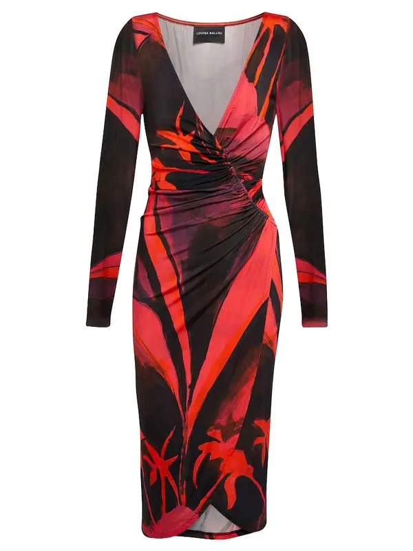 LOUISA BALLOU Summer Solstice Midi Dress - Multicoloured
