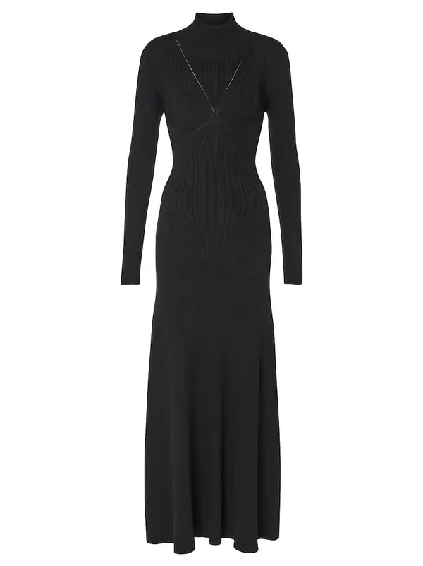 Staud Obsidian Maxi Dress - Black
