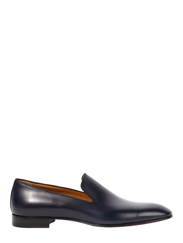 CHRISTIAN LOUBOUTIN Dandelion Leather Loafers - Blue