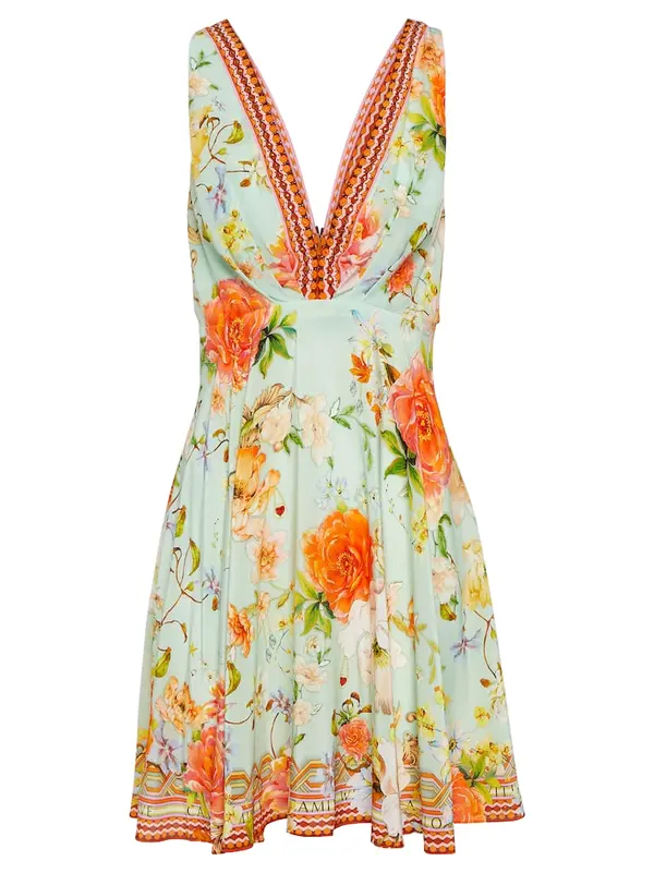 Camilla Embellished Mini Dress - Multicoloured