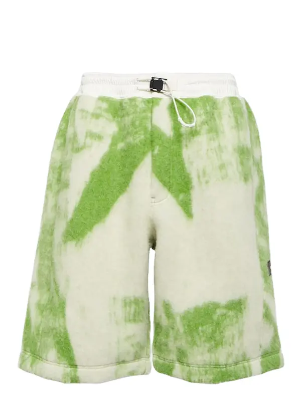 Y3 Printed Wool-blend Shorts - Multicoloured