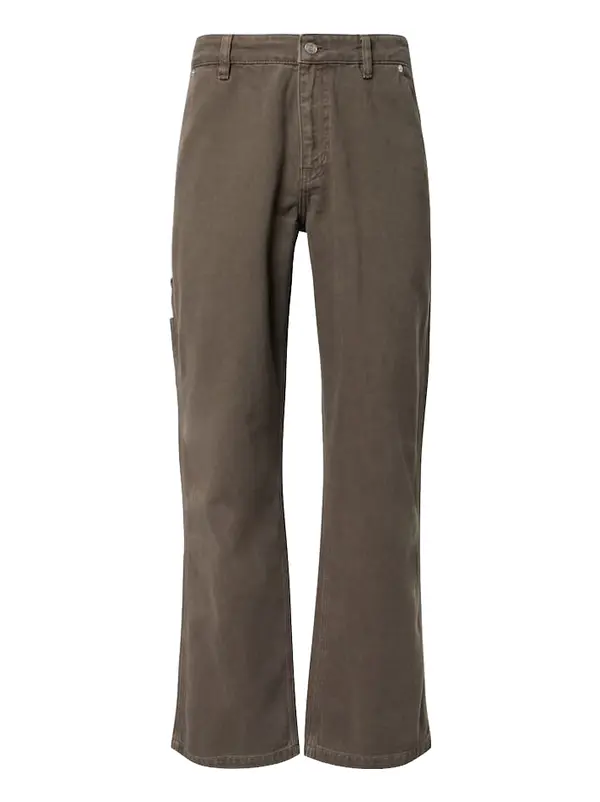 FRAME Workwear Canvas Straight Pants - Beige