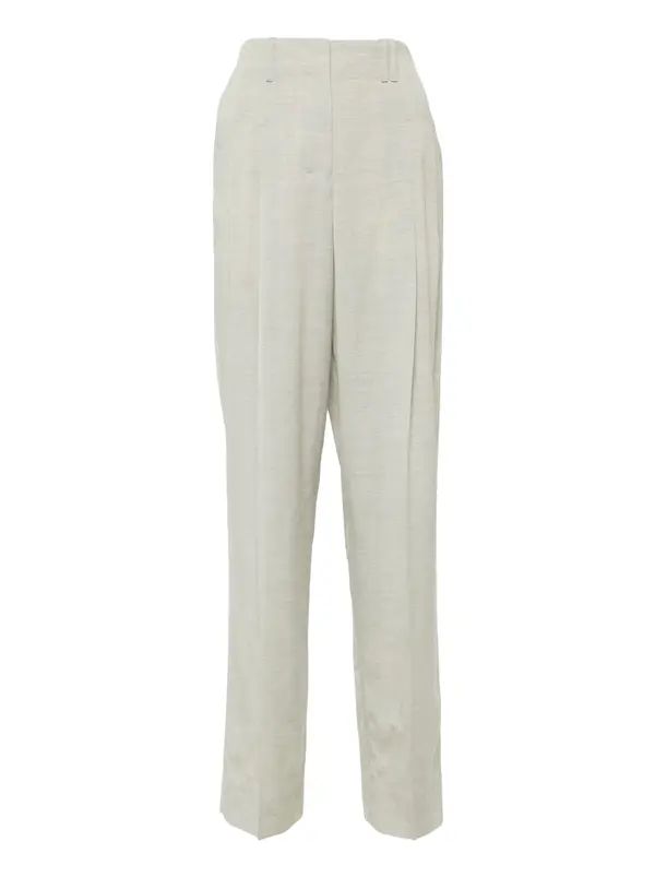 Jacquemus Le Pantalon Titolo High-rise Pants - Grey