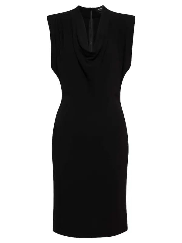 Isabel Marant Étoile Rosemay Cowl-neck Cotton Mini Dress - Black