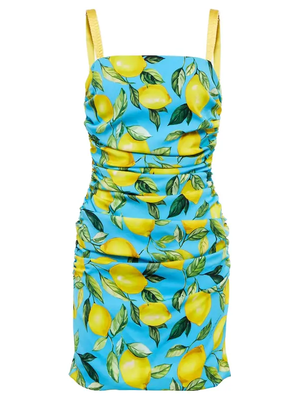 Dolce & Gabbana Printed Minidress - Multicoloured