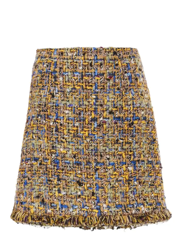 Etro Tweed Mini Skirt - Multicoloured