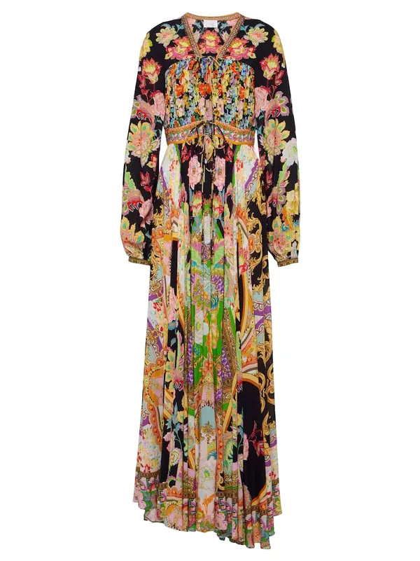 Camilla Printed Maxi Dress - Multicoloured