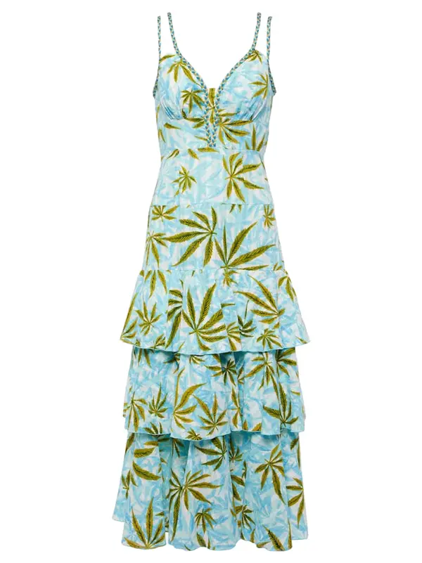 Diane Von Furstenberg Cate Printed Maxi Dress - Multicoloured