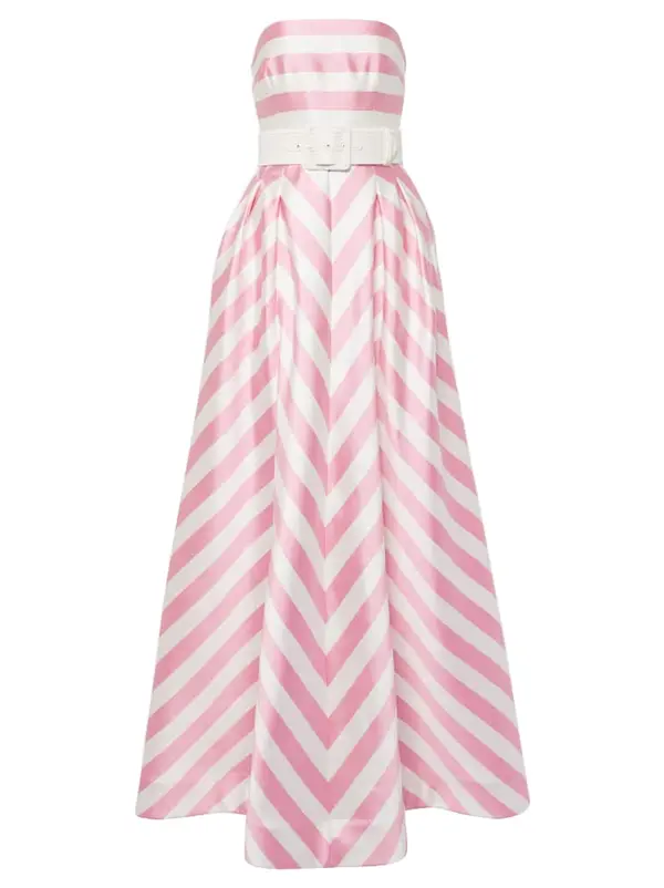Rebecca Vallance Jocelyn Striped Gown - Multicoloured