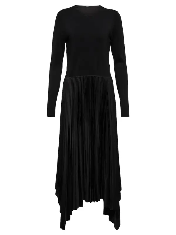 JOSEPH Deron Asymmetric Midi Dress - Multicoloured