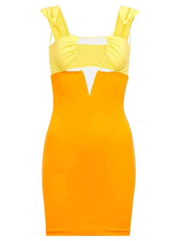 NENSI DOJAKA Cutout Minidress - Multicoloured