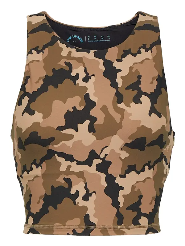 The Upside Trekky Jacinta Cropped Tank Top - Multicoloured