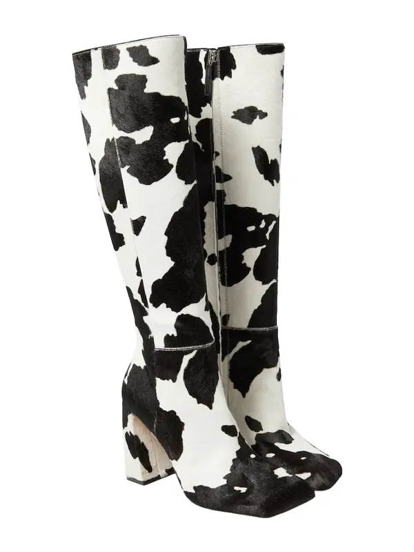 Amina Muaddi Marine Knee-high Boots - Multicoloured