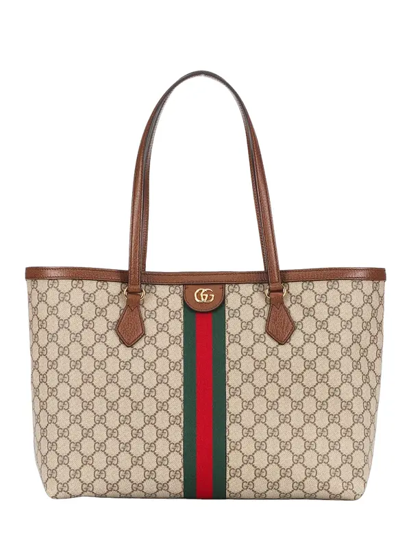 Gucci Ophidia Gg Medium Tote - Brown