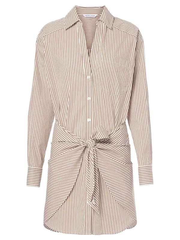 Veronica Beard Roanoke Cotton-blend Shirt Dress - Multicoloured