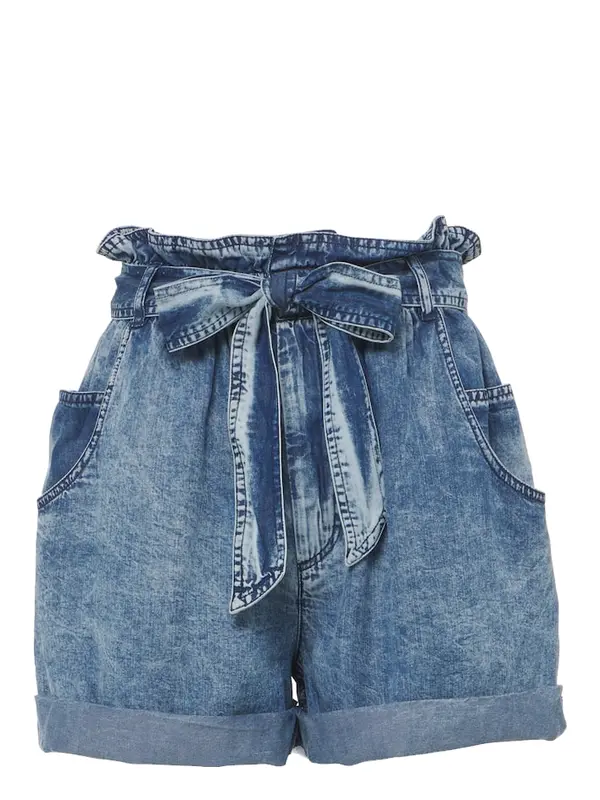 MARANT ETOILE Pierine Denim Shorts - Blue