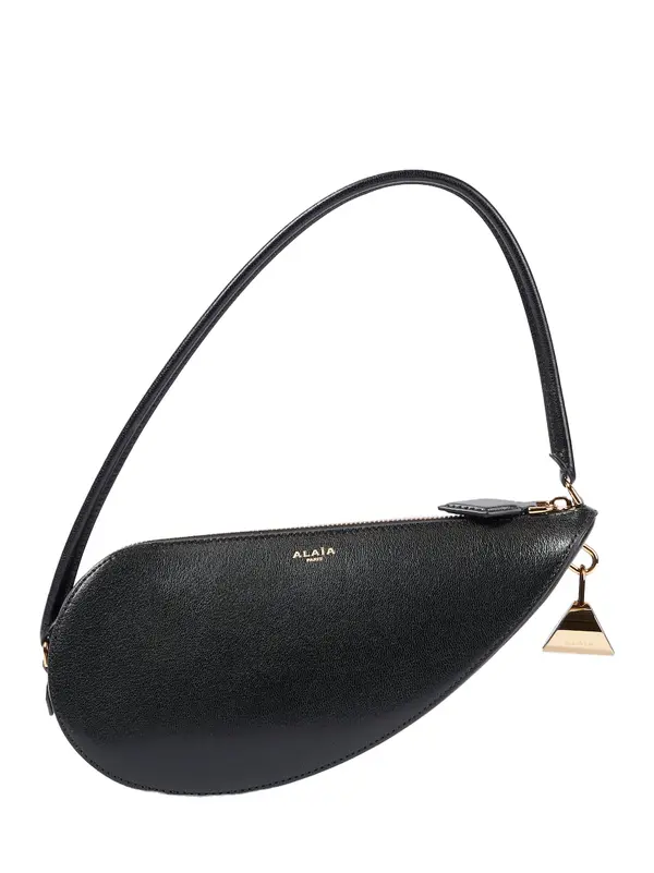 Alaïa Le Demi-cour Leather Shoulder Bag - Black