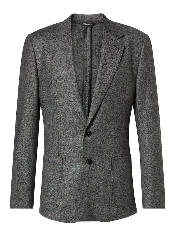 Dolce & Gabbana Wool-blend Suit Jacket - Grey