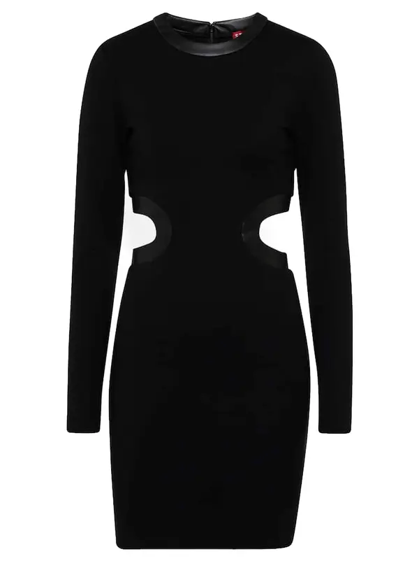Staud Dolce Cutout Minidress - Black