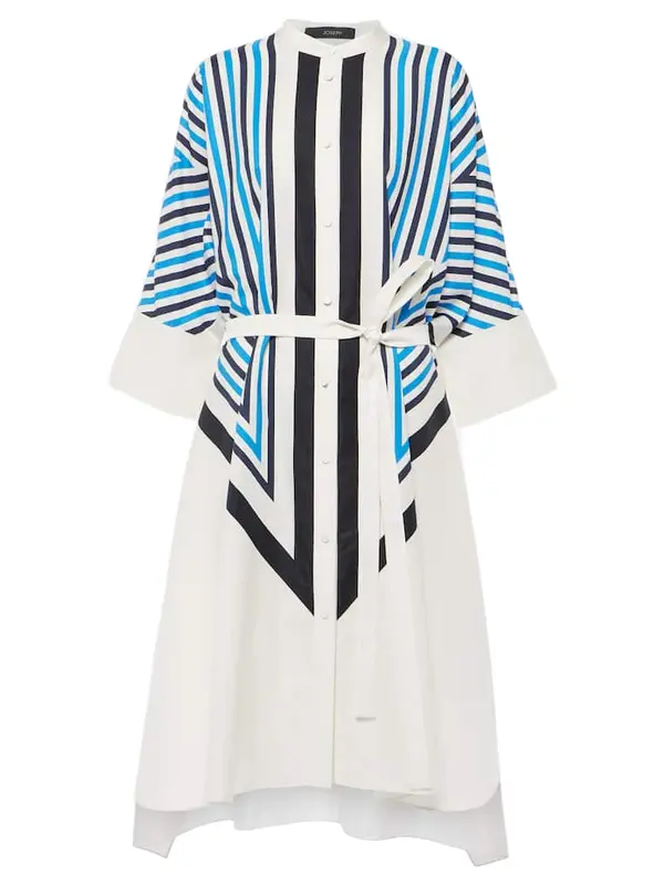 JOSEPH Dania Printed Shirt Dress - Multicoloured