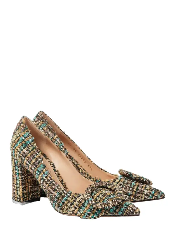 GIANVITO ROSSI 85 Boucle Pumps - Multicoloured