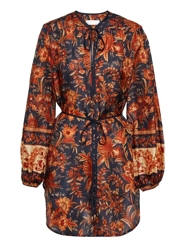 Zimmermann Junie Floral Silk Blouse - Multicoloured