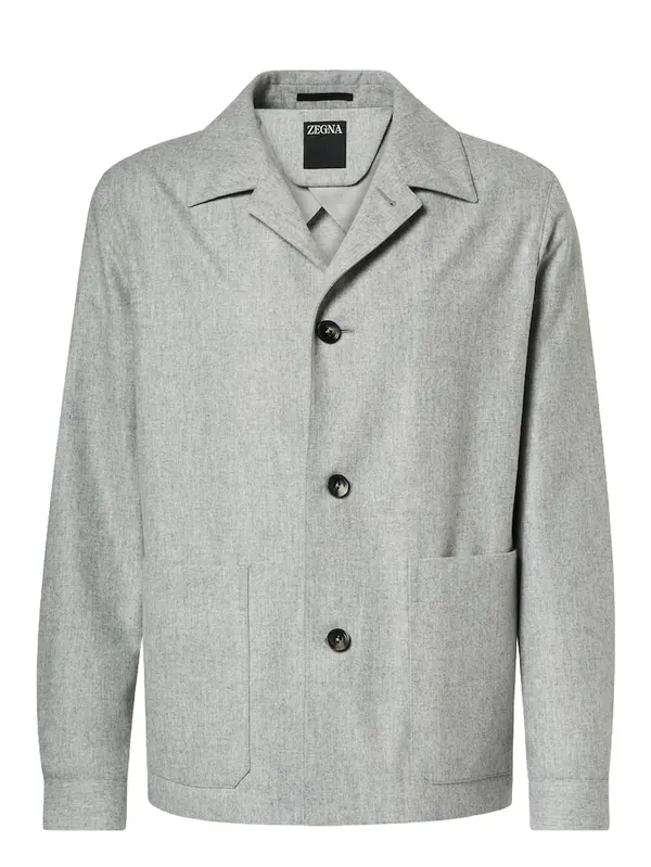 Zegna Alpe Wool Jacket - Grey