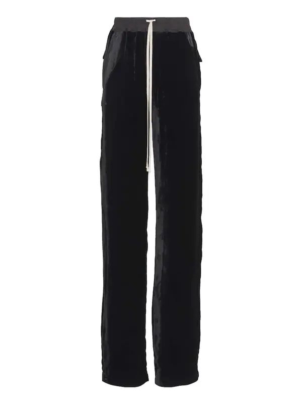 Rick Owens Dietrich Crepe Sweatpants - Black