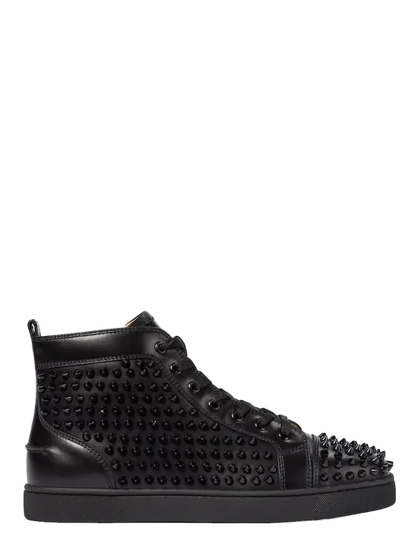 CHRISTIAN LOUBOUTIN Louis Spikes Sneakers - Black
