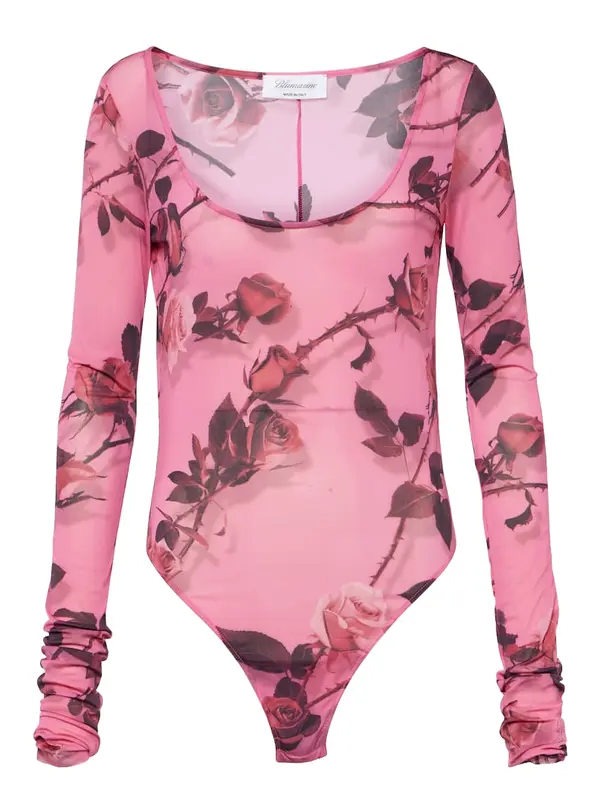 Blumarine Floral Bodysuit - Multicoloured