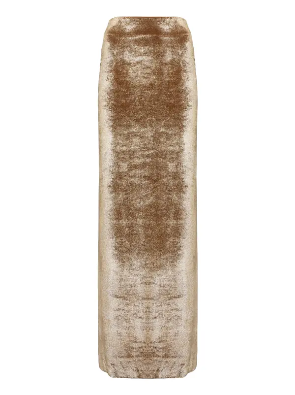 Brunello Cucinelli High-rise Maxi Skirt - Multicoloured